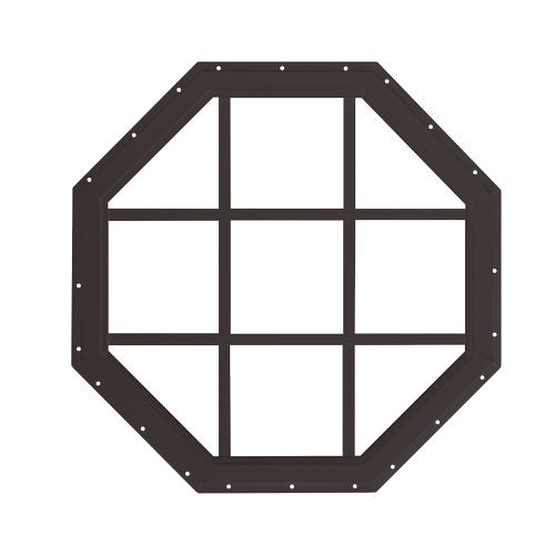 Aluminum Octagon Gable Window | Shed Supply